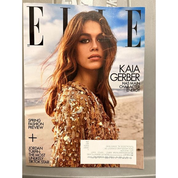 Elle | Art | Elle Magazine February 223 Kaia Garber | Poshmark